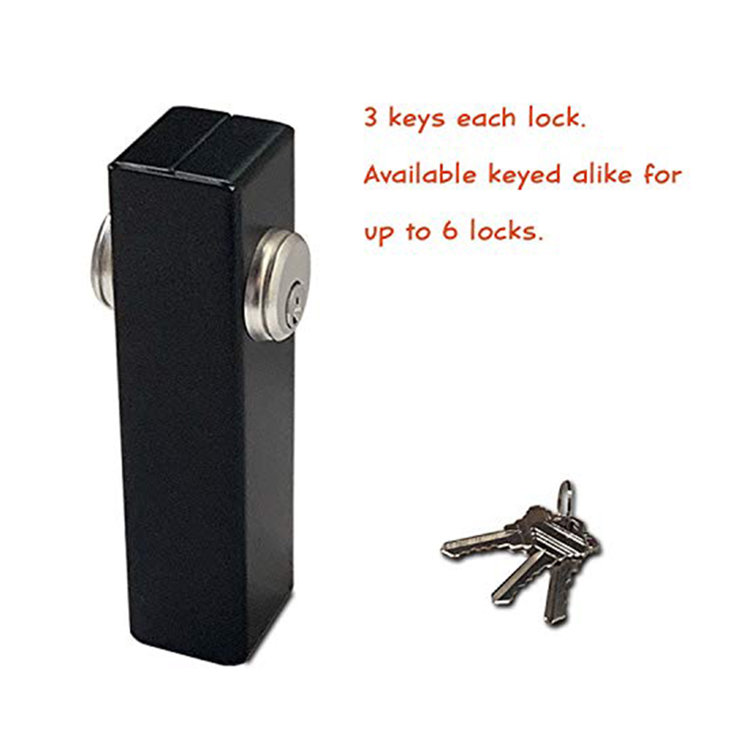 Sidco Supply Kiaset Hook Bolt Mortise Lock, Weldable Steel Hook Lock For Sliding Gate, Double ...